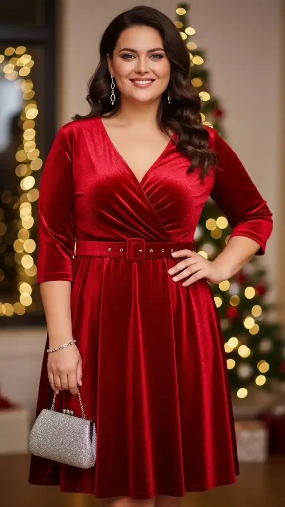 15+ Stunning Plus-Size Christmas Outfit Ideas You'll Love