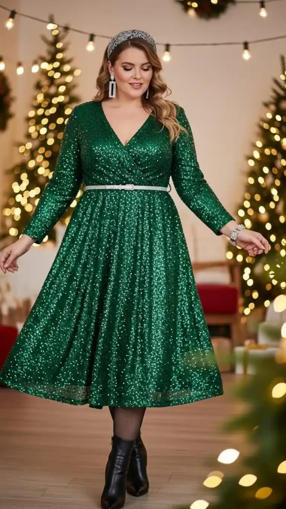 15+ Stunning Plus-Size Christmas Outfit Ideas You'll Love